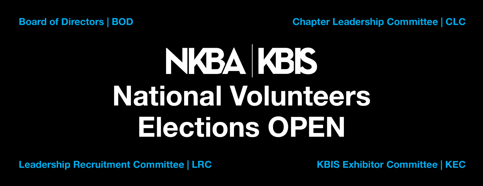 NKBA’s National Elections Now Open – NKBA