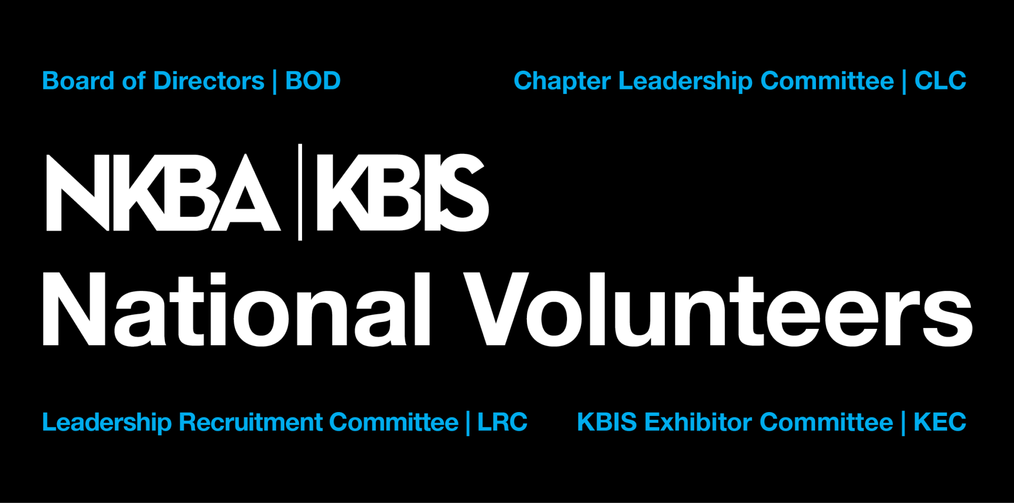 NKBA | KBIS Now Accepting Self-Nominations for National Elections – NKBA